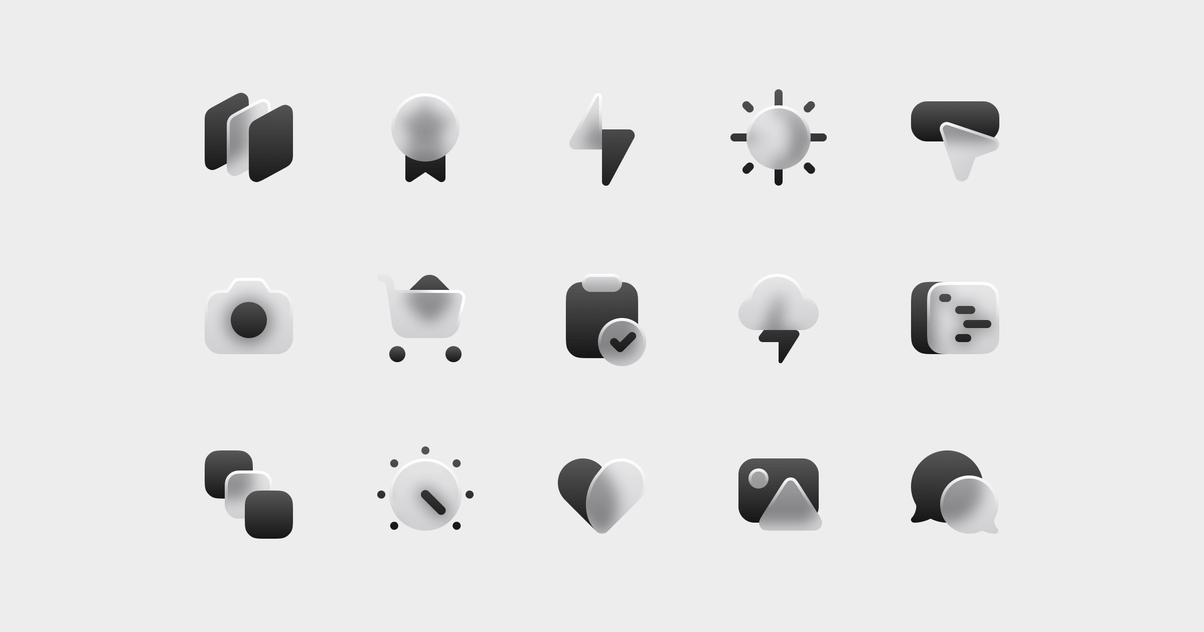 SVG Glass Icons