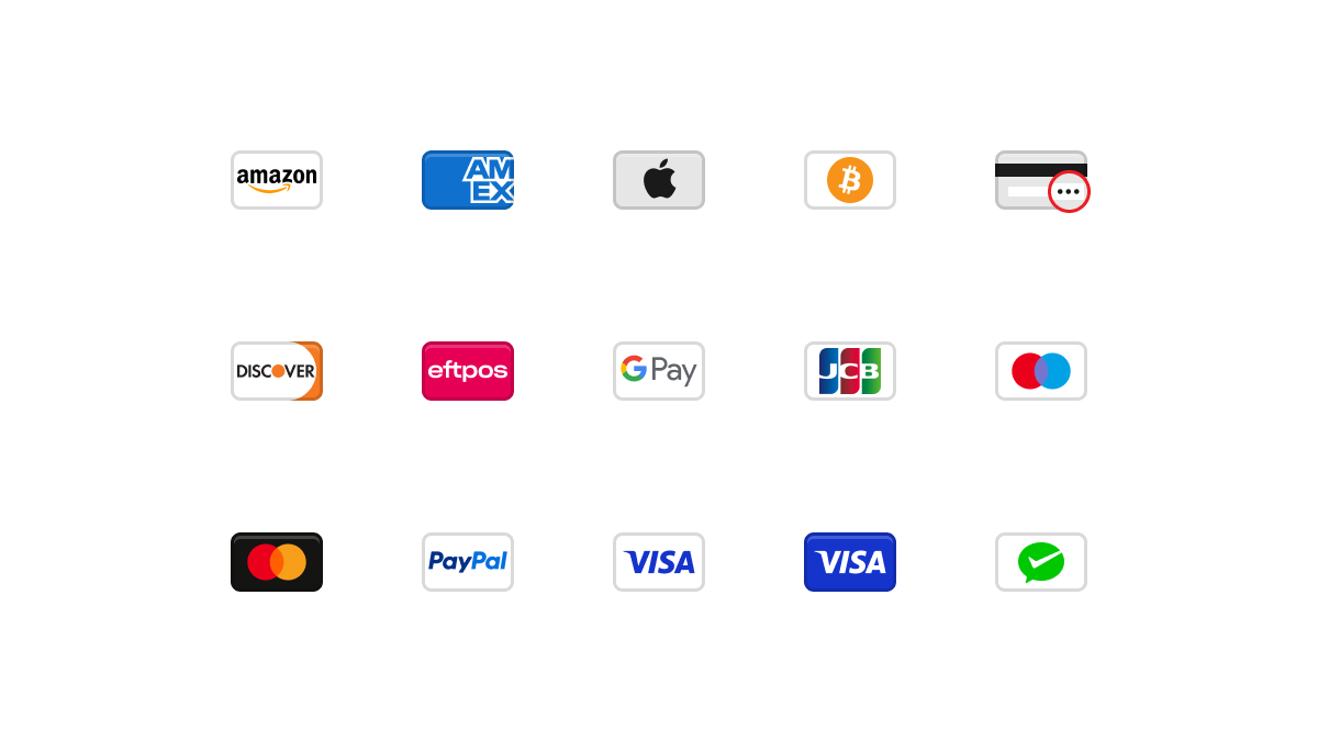 Credit Card Icons and Symbols